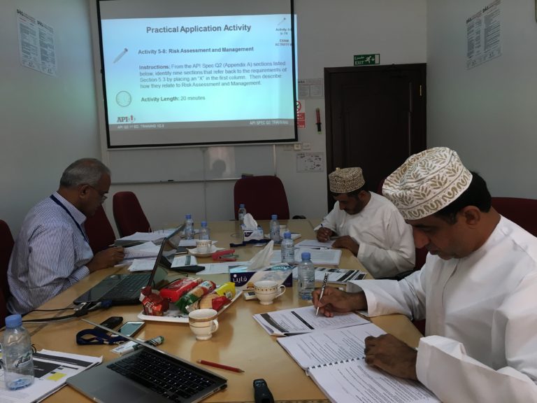 API Spec Q2 Training @Oman – ABM Solutions